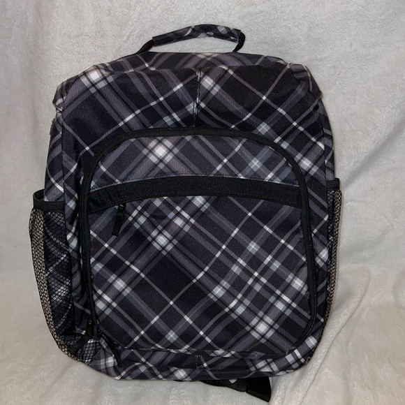 thirty-one | Bags | Thirtyone Black Plaid Backpack | Poshmark